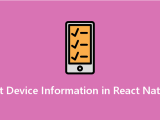 Example To Get Device Information In React Native About React