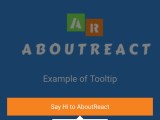 Example Of Tooltip In React Native For Android And Ios