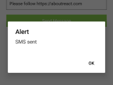 React Native Bridge Example To Send Direct Sms From React Native App