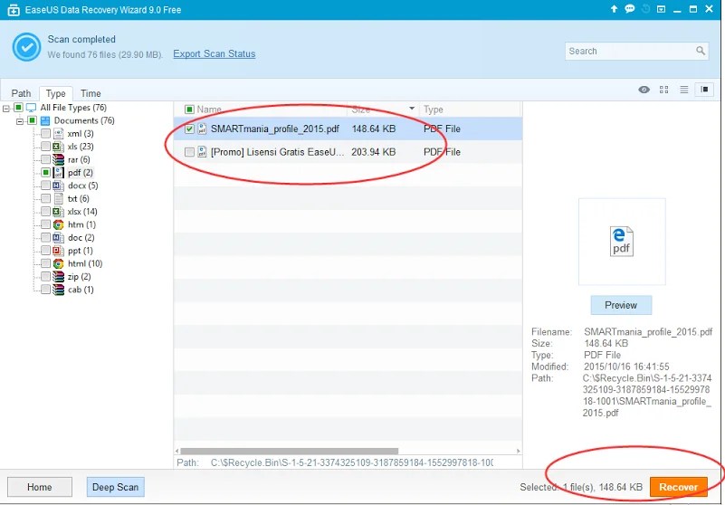 EaseUS Data Recovery Wizard Free 9.8 Review - Abrition