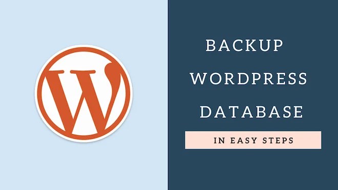 How To Backup Your Wordpress Site Database In Easy Steps Abrition