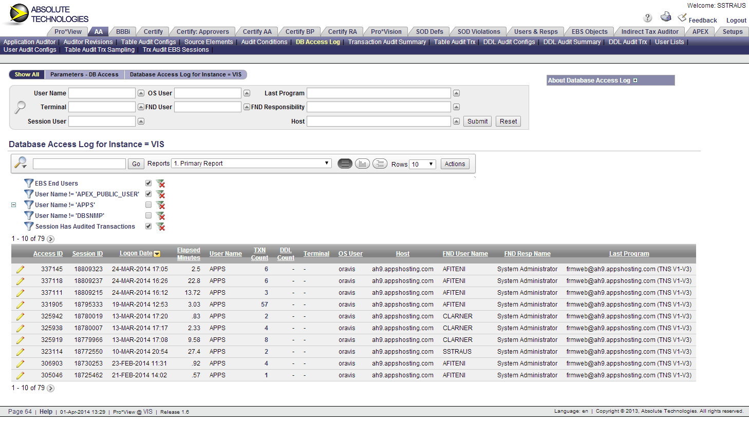 ProView for Application Auditor | Absolute Technologies