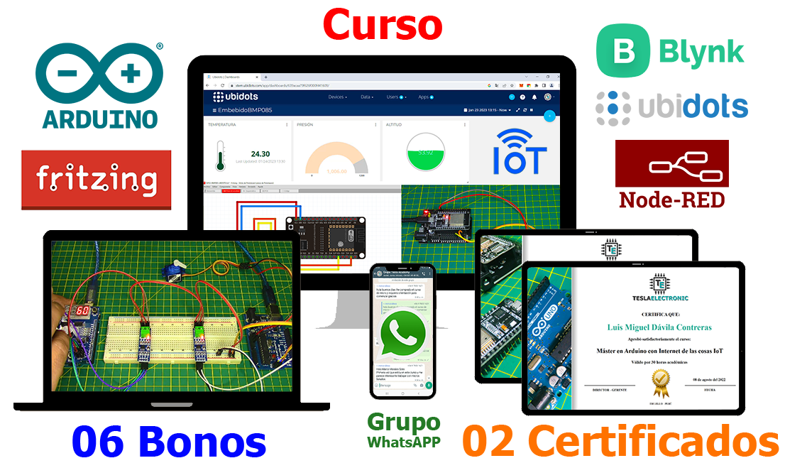 Aplicaciones Embebidas Para Iot Con Arduino Esp8266 Y Esp32 Tesla