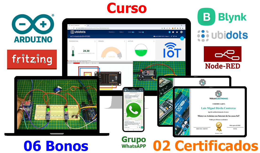 Aplicaciones Embebidas Para Iot Con Arduino Esp8266 Y Esp32 Tesla Academy