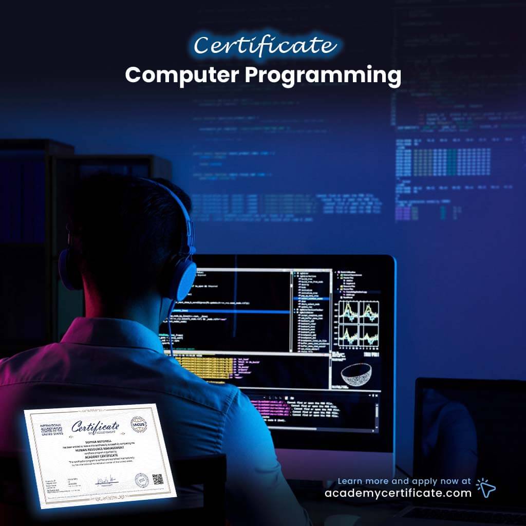 Computer Programming Certificate Academy Certificate