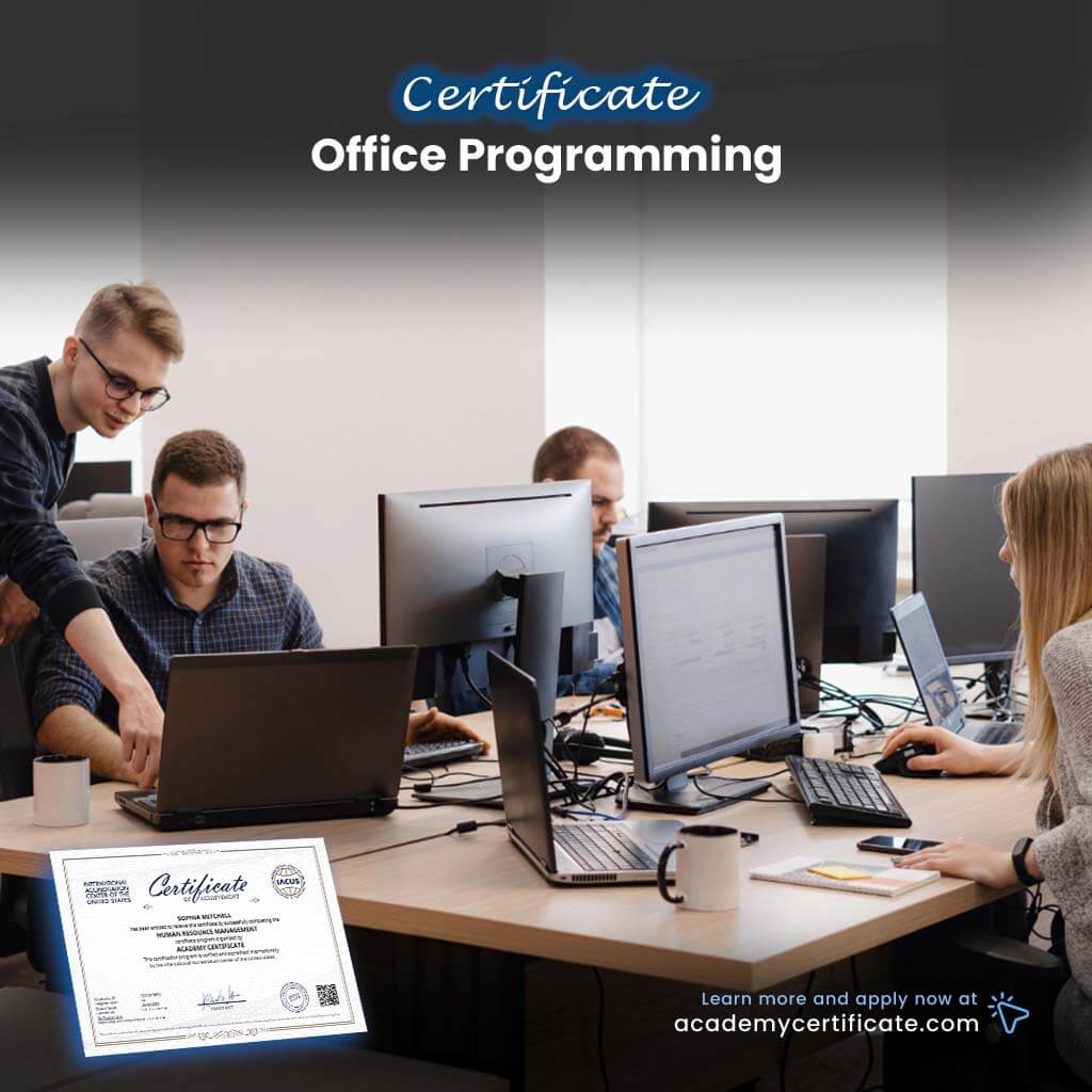 Office Programming Certificate Academy Certificate