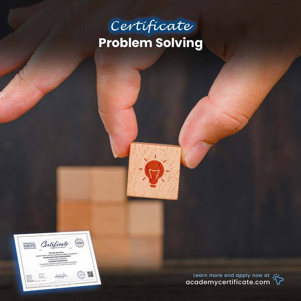 Problem Solving Certificate Academy Certificate