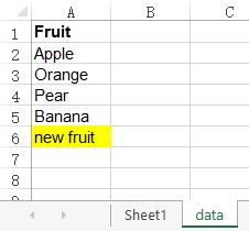 Excel dynamic Data Validation list 07 - Access-Excel.Tips