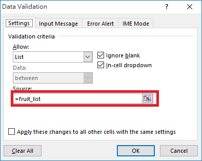 Excel Dynamic Data Validation List 09 - Access-Excel.Tips