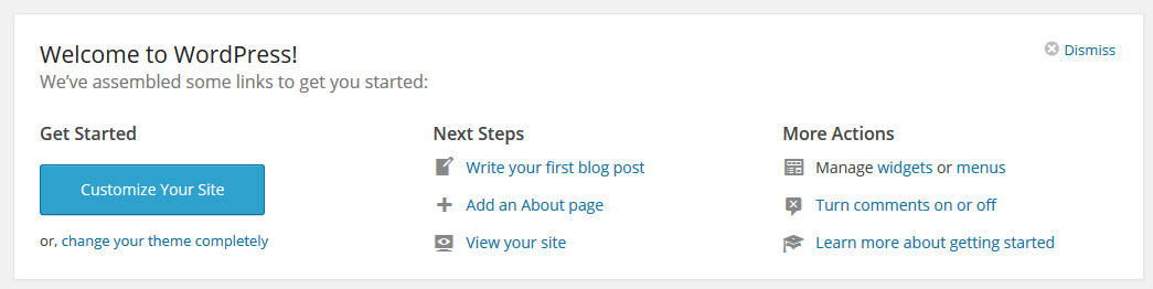 Initial Customization of WordPress - Access 2 Learn