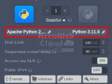 Python Versions Accuweb Cloud