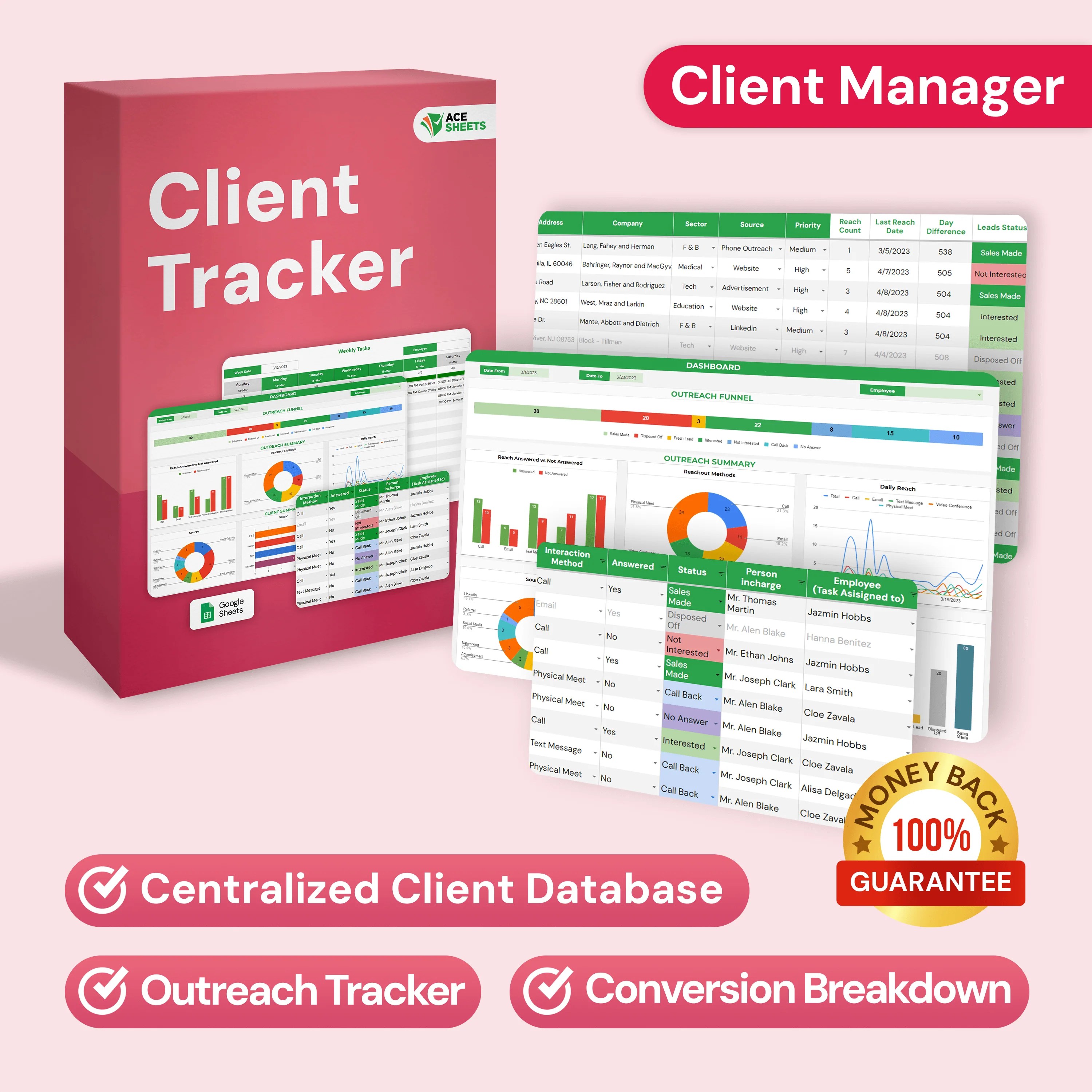 Best Client Tracker Streamlined Client Management Acesheets Inc