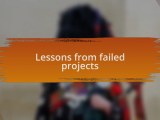 What I Learned From Failed Projects Achfonline Org