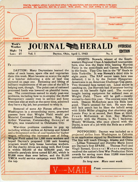 Victory Mail of the Second World War | A Continuous Lean.