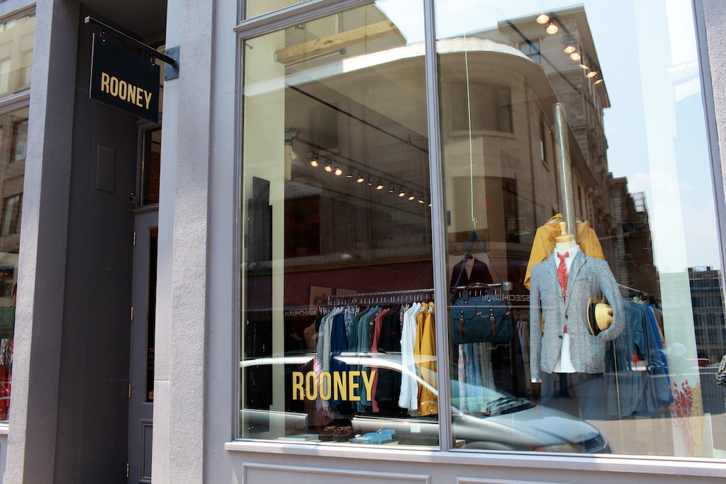 Shopping Montreal | Rooney | A Continuous Lean.