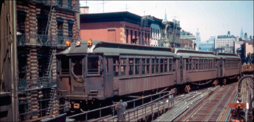 Clanking Locomotives on Bowery | The Third Ave. El Train. | A ...