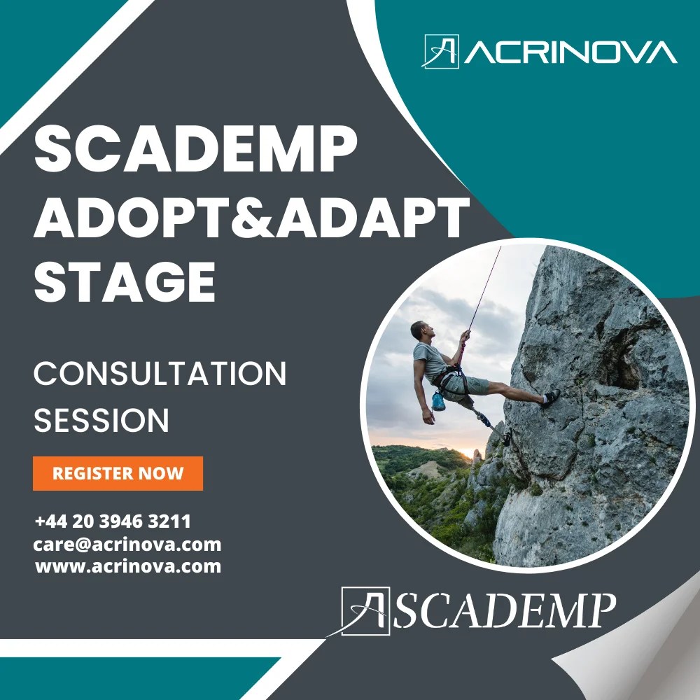SCADEMP Adopt & Adapt Stage Consultation Session ACRINOVA LTD
