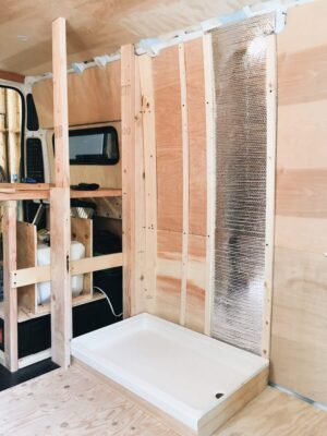 BUILD GUIDE: How to build a DIY Wet Bath + Shower in a Promaster Van