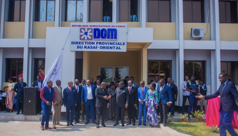 Kasaï Oriental : Inauguration du nouveau bâtiment de la Direction ...