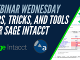 Webinar Wednesday Tips Tricks And Tools For Sage Intacct Acumen