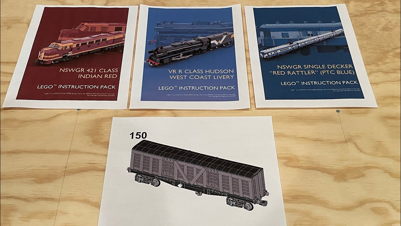 LEGO Trains – Australian Locomotive And Train Car Instructions From ...