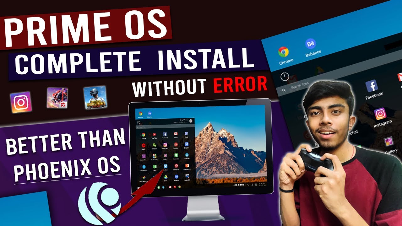How To Install Prime OS Without Error Run Android App & Games Without ...