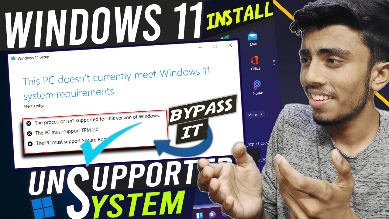 How to Bypass TPM while Installing/Upgrading to Windows 11? - Adi 4 u