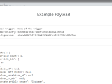 Webhook Payload Zammad Dokumentation