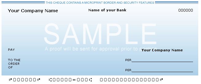 Laser Cheques : A.D. Morrison & Associates Ltd.