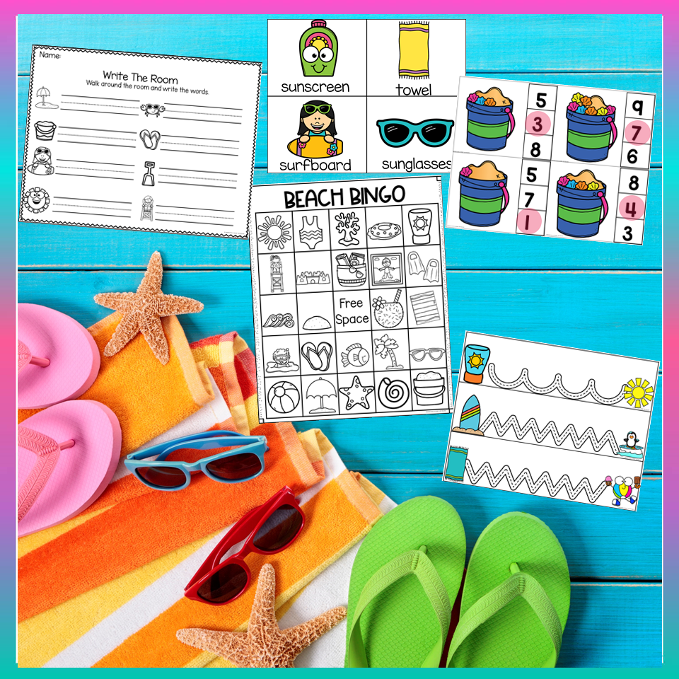 Beach Day- End Of The Year FUN! - Adventures in Kinder and Beyond