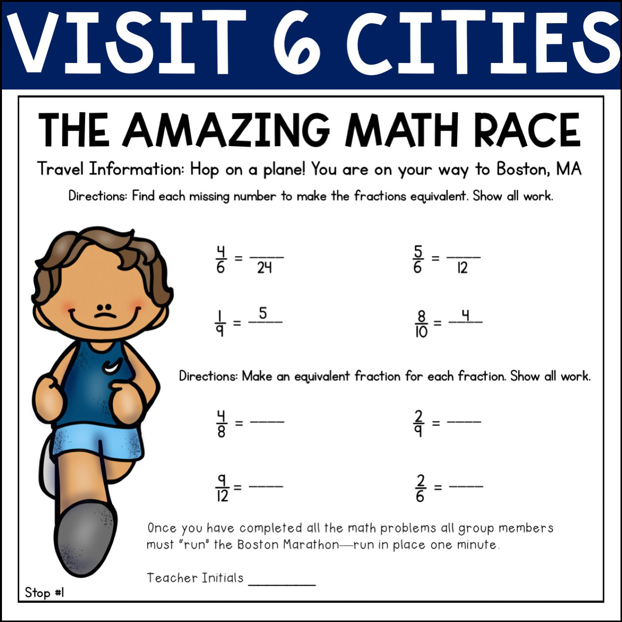 Fractions Review Activity | 4th Grade – Adventures of a 4th Grade Classroom