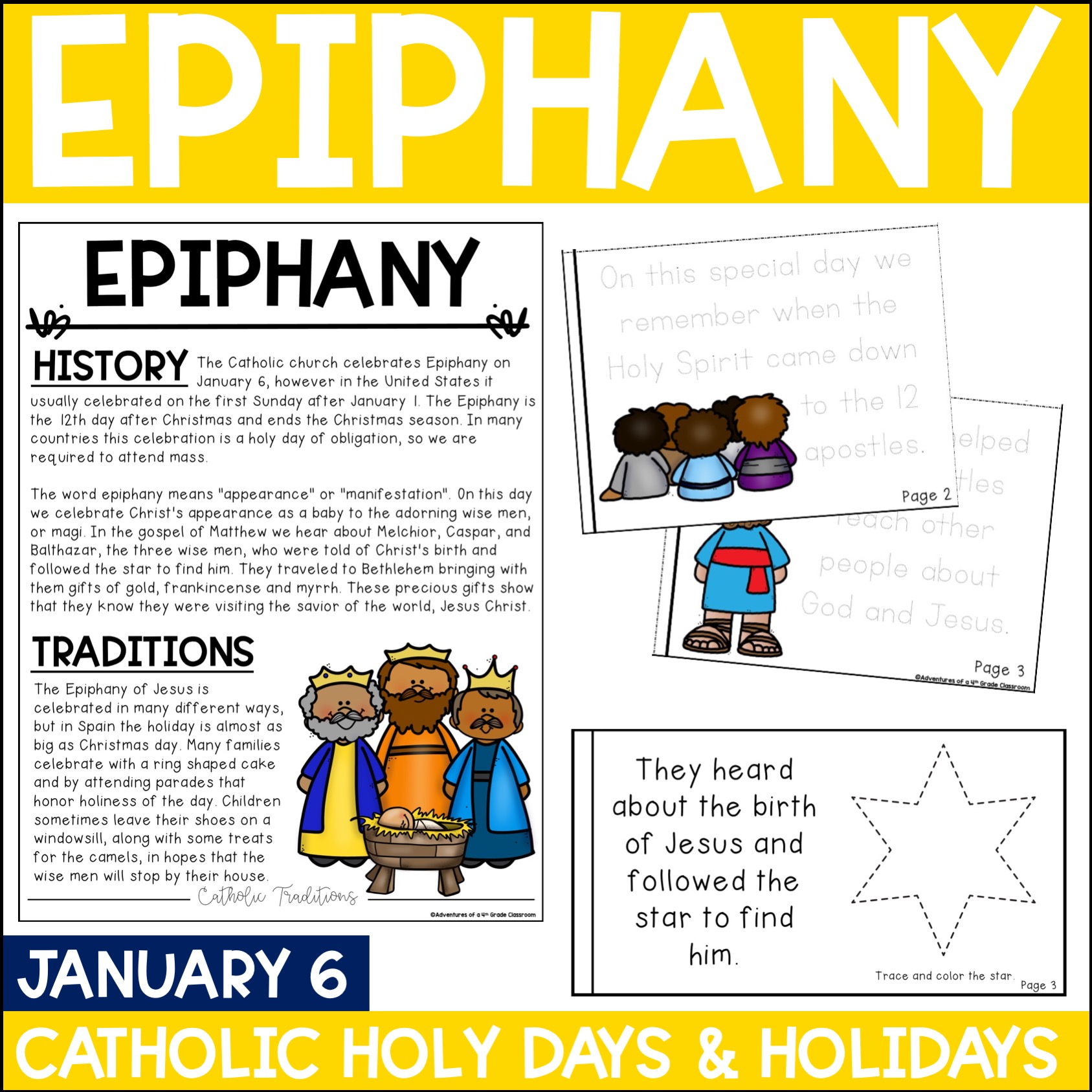 Epiphany | Catholic – Adventures of a 4th Grade Classroom