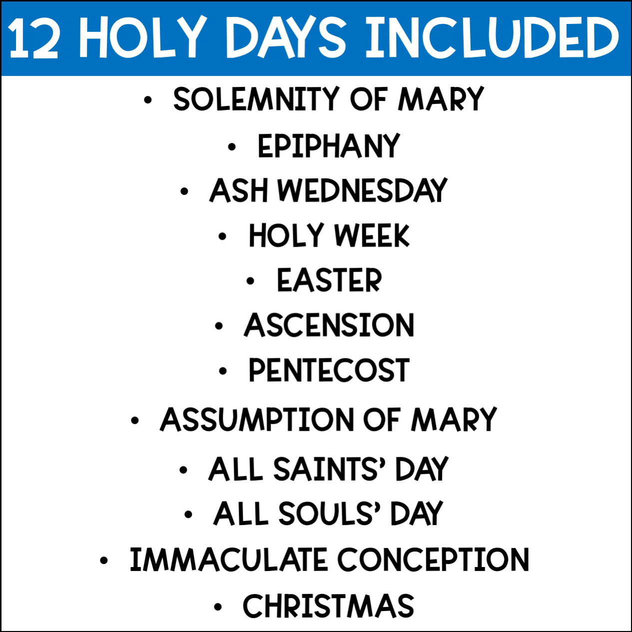 Catholic Holy Day Booklets for Primary Grades | Assumption of Mary ...