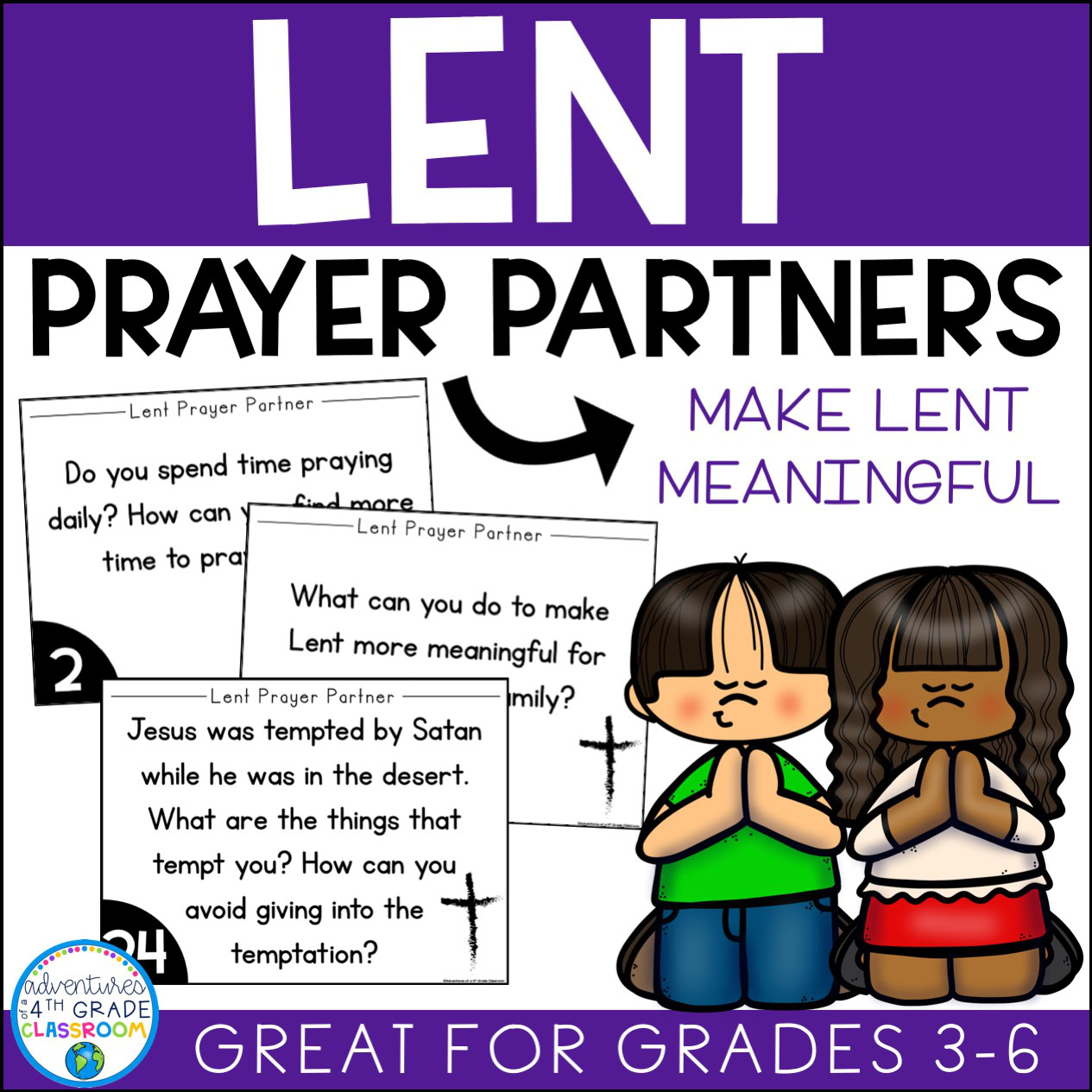 Lent Prayer Partners – Adventures of a 4th Grade Classroom