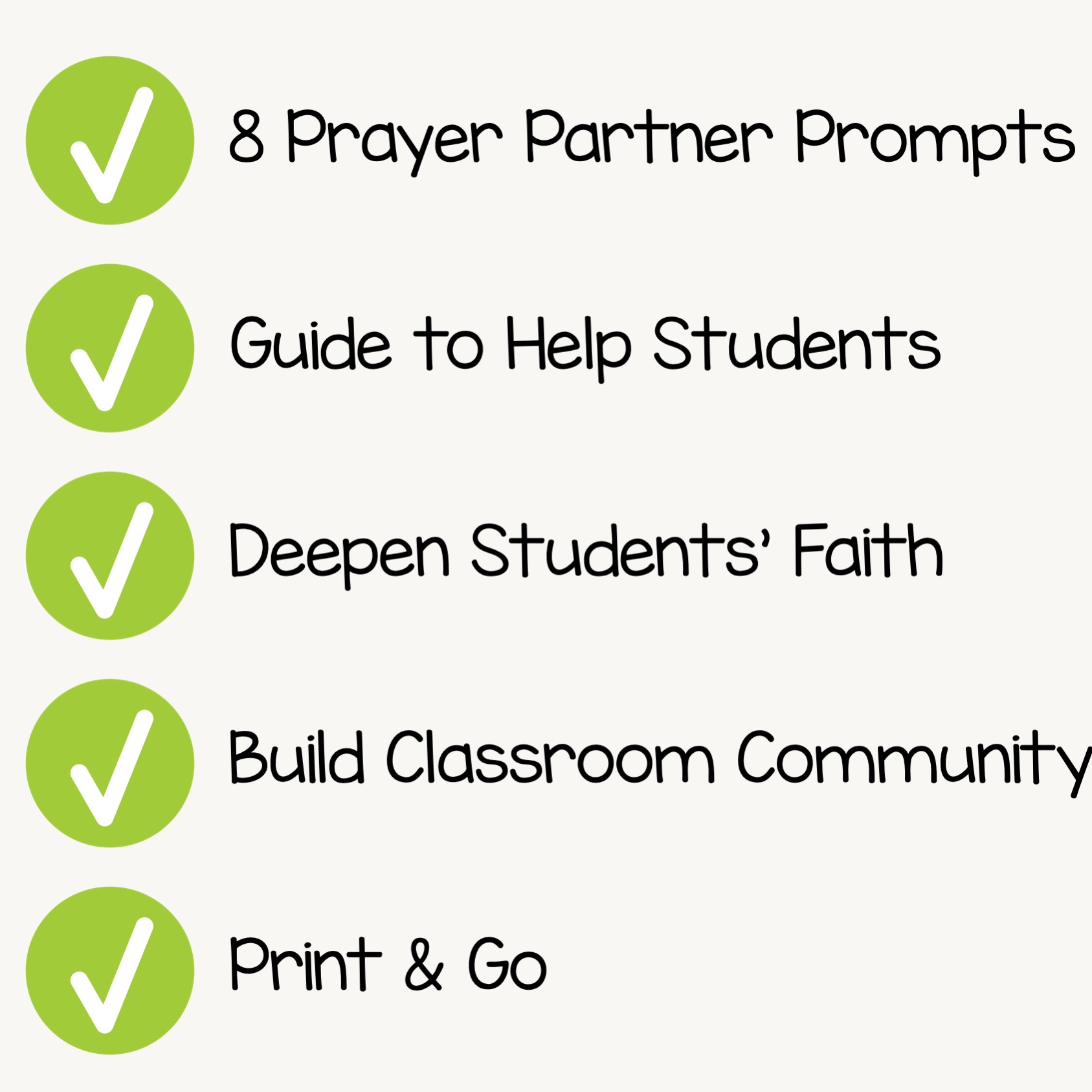 Prayer Partners Guide & Prompts – Adventures of a 4th Grade Classroom