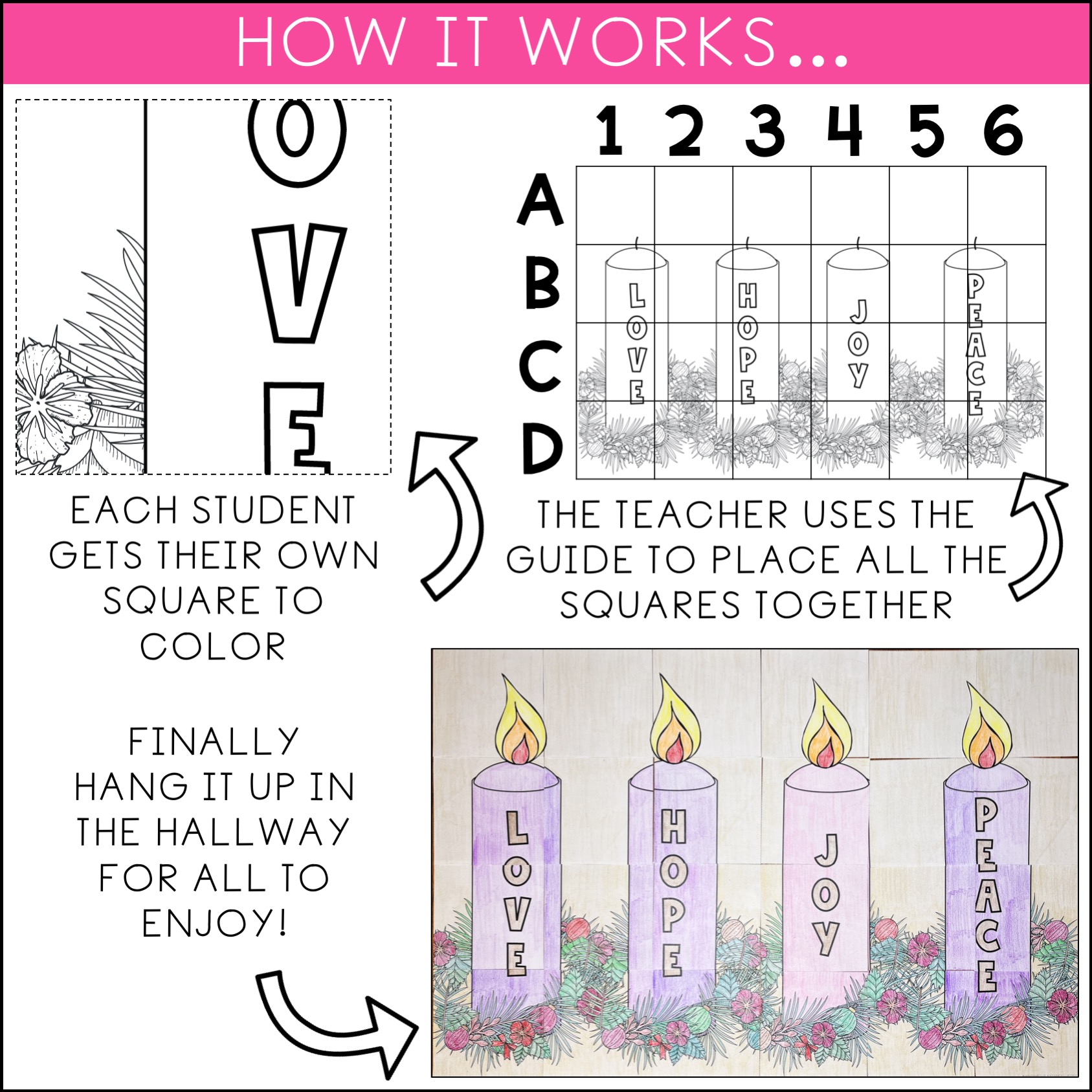 Advent Wreath Collaborative Poster | Catholic – Adventures of a 4th ...
