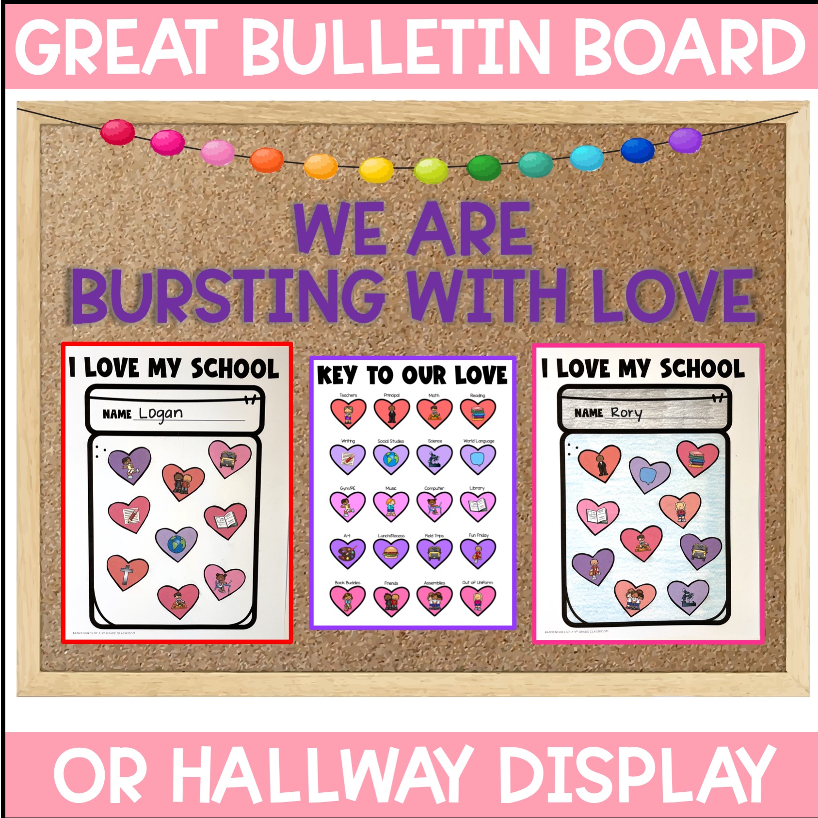 Catholic Schools Week Craft | Heart Jar Activity – Adventures of a 4th ...