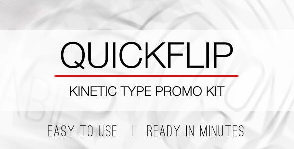 Download QuickFlip Kinetic Type Promo Kit - FREE Videohive - aedownload.com