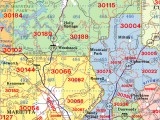 Printable Georgia Zip Code Map