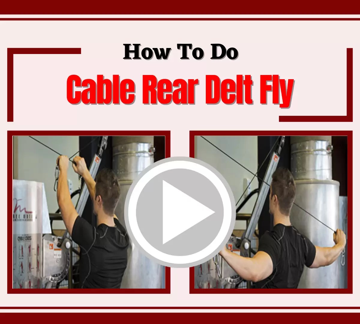 Cable Rear Delt Fly - aestheticbeats