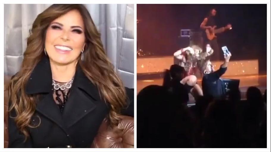 Gloria Trevi dishevel fan in full concert [Video] – Afrinik