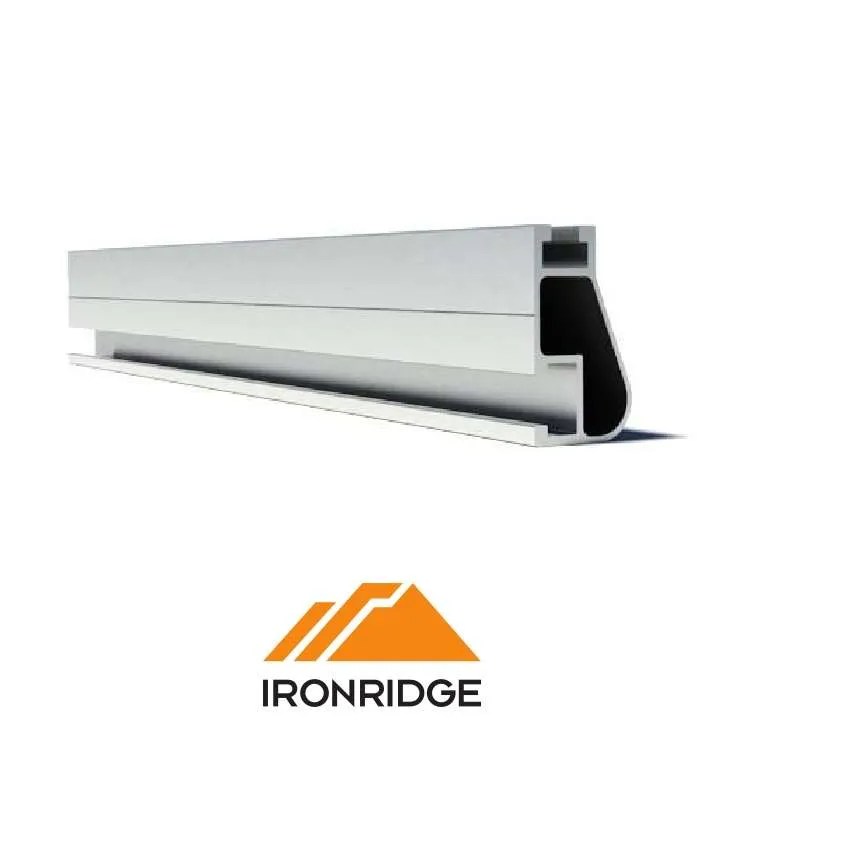 IronRidge XR-100 204A Anodized Rail, 17', Clear, Qty 1 - Agape Off-Grid ...