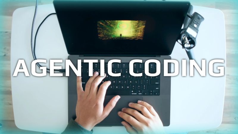 Agentic Coding Let Agents Build Agents For You - Ultra HD Vintage Illustrations for Desktop