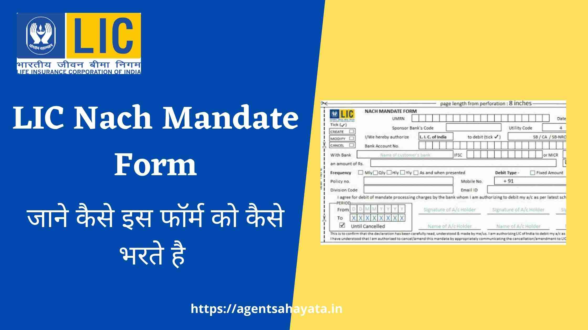 Lic Nach Mandate Form Download Pdf Agent lic-nach-mandate-form-download-pdf-agent