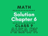 Chapter 6 9th Class Math Notes Ahsa Pk