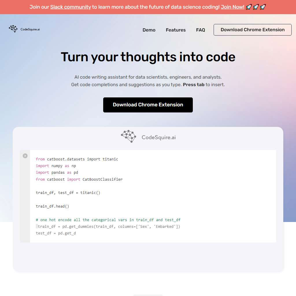 CodeSquire : Alternatives, Pricing And Review