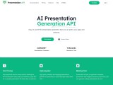 Presentation Api Is An Easy To Use Api For Presentation Generation