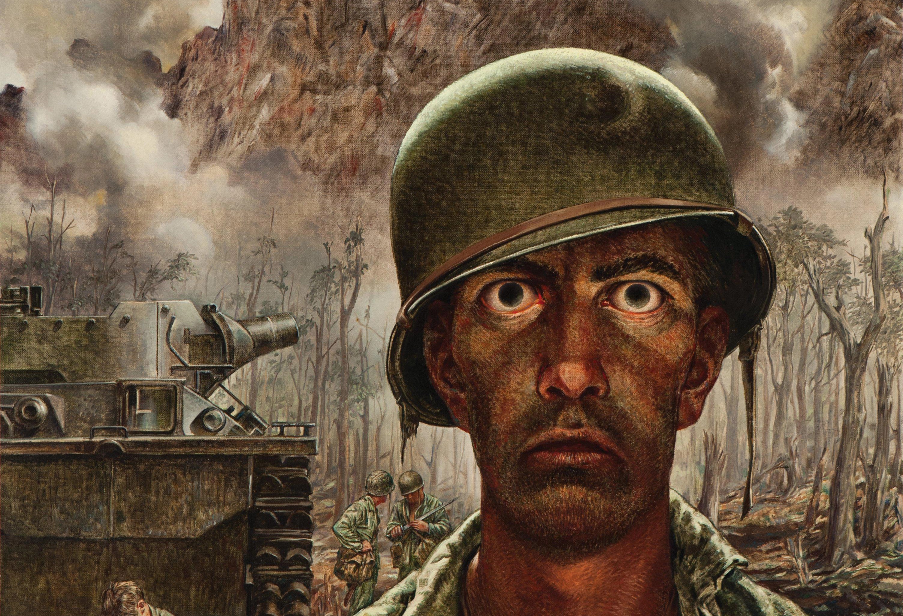 Thousand Yard Stare Ai Memes Template