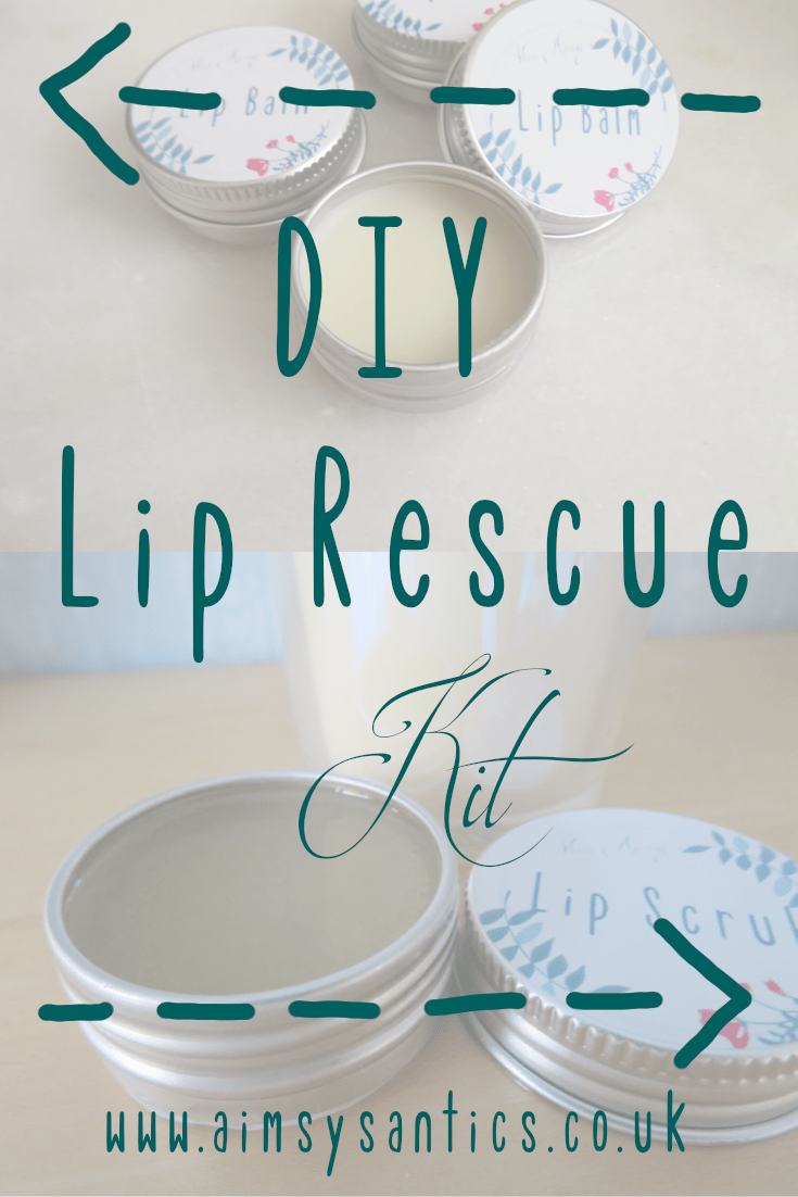 DIY Lip Rescue Kit – How to make a lip scrub and balm - Aimsy's Antics