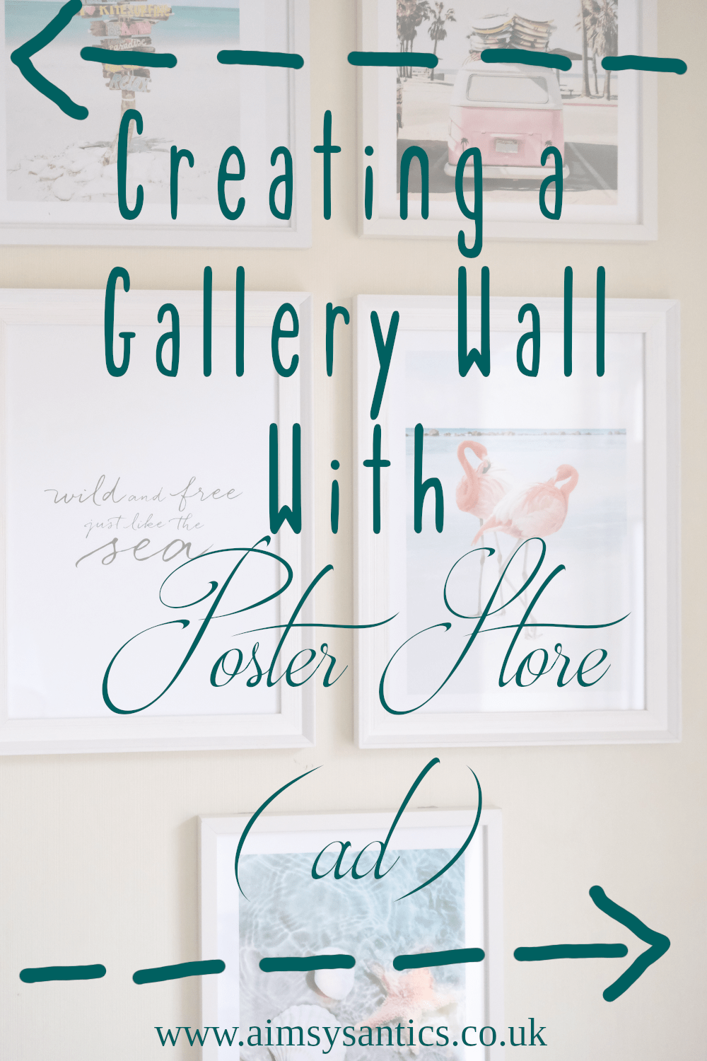 Creating a Gallery Wall with Poster Store | How To (AD) - Aimsy's Antics